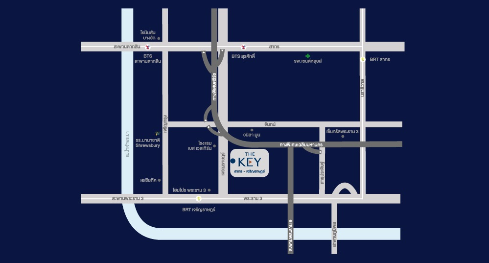 Project The Key Sathorn-Charoenrat Condo
